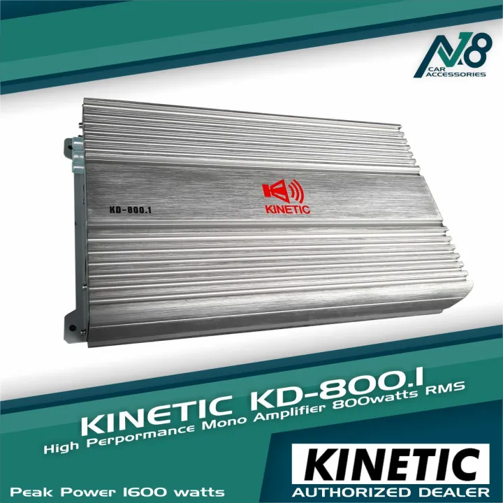 Kinetic KD-80.4 4Channel Amplifier 80RMS Output Power Genuine | Lazada PH