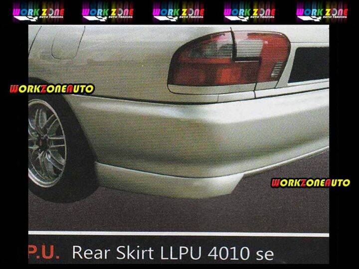 LLPU4010 Proton Wira Aeroback PU Rear Skirt (SE) Body kit Bodykit | Lazada