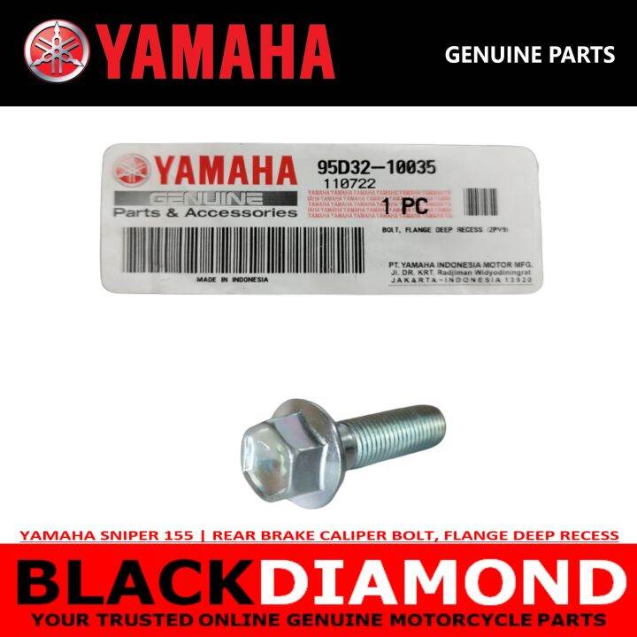 JOEY - ORIGINAL YAMAHA SNIPER 155 | REAR BRAKE CALIPER BOLT, FLANGE ...