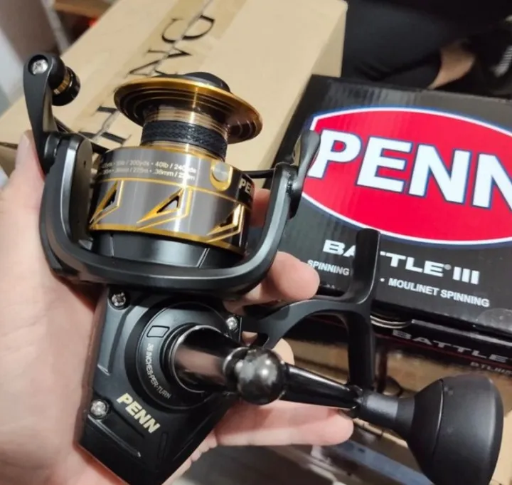 Reel Penn Battle III 6000 atau 8000 Reel body full metal | Lazada Indonesia