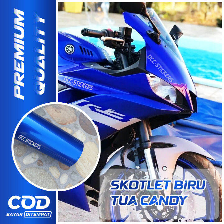 Skotlet Biru Candy Metalik Glossy Scotlite Mettalic Blue Body Sepeda ...