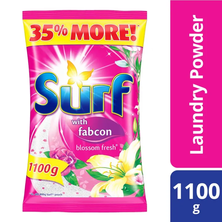 Surf Powder Detergent Blossom Fresh 1.1kg Pouch | Lazada PH