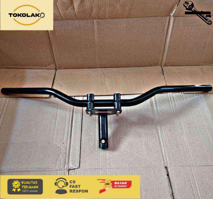Stang stir plus dudukan adaptor stang Honda stang model Byson untuk ...