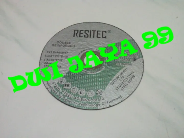 25 pcs batu potong besi 4" gerinda poles cutting well | Lazada Indonesia