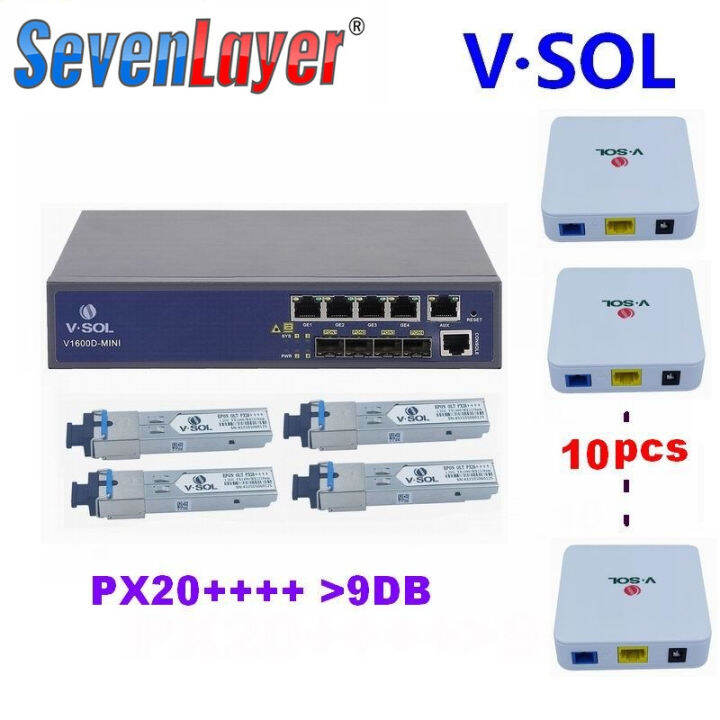 VSOL OLT EPON 9db PON module and ONU 1GE XPON | Lazada PH
