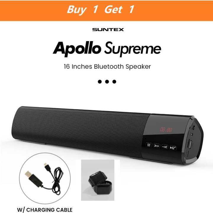 Suntex Original Apollo Supreme Soundbar Wireless Bluetooth Speaker Get ...