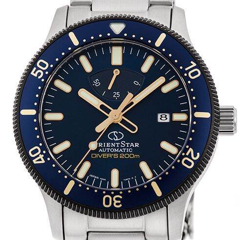 ORIENT STAR Diver 200m Mechanical Sports Watch (Blue-Gold) - (RE ...