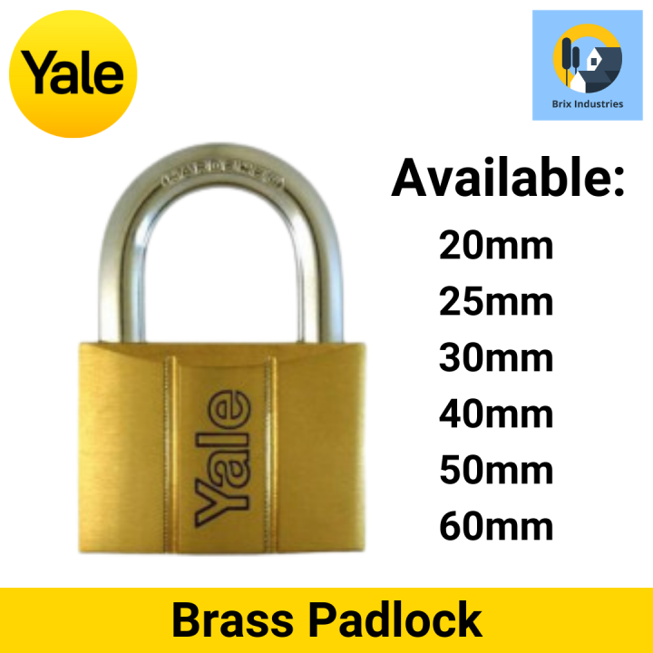 Yale Brass Padlock Heavy Duty 20mm 25mm 30mm 40mm 50mm or 60mm | Lazada PH