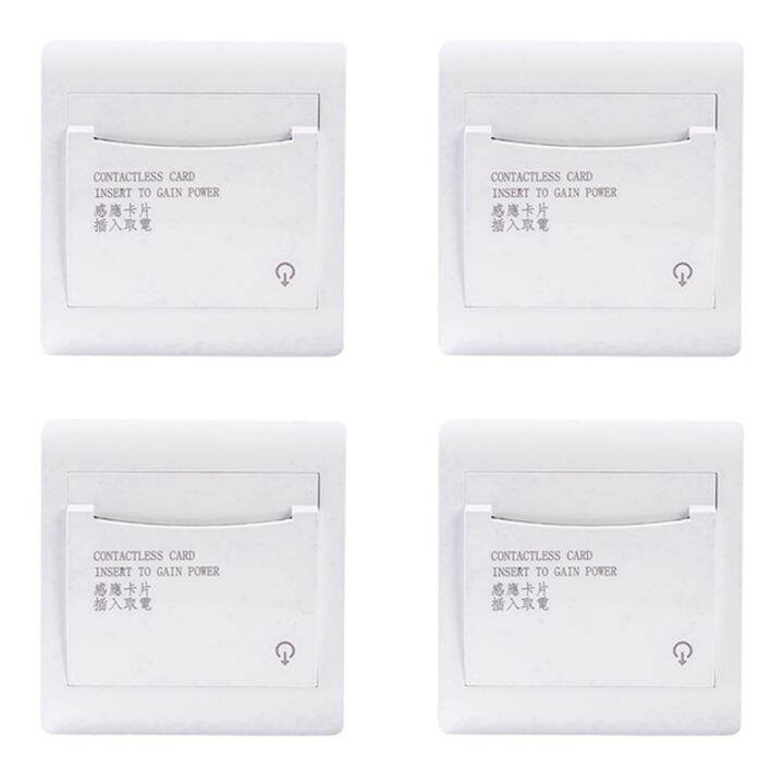 4X with 12 Card Hotel House Guest Room Wall Reader Switch 40A Energy ...