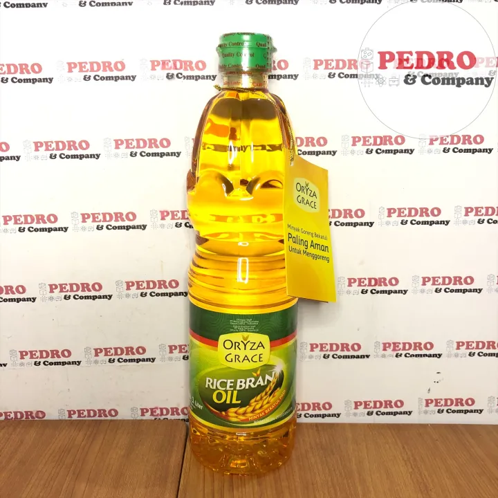 oryza grace rice bran oil 1 liter - minyak beras thailand | Lazada ...