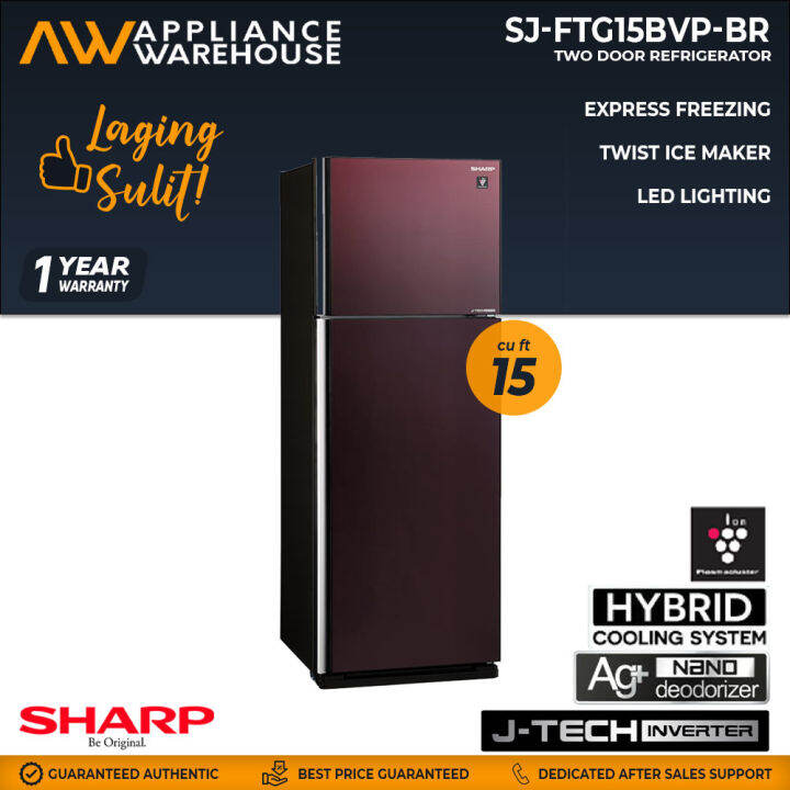 Sharp SJ-FTG15BVP 2 Door No Frost Inverter Refrigerator[Appliance ...