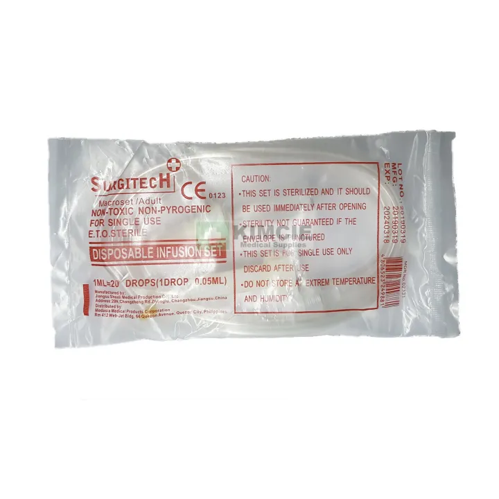 Infusion Set Adult (Macroset) | Lazada PH