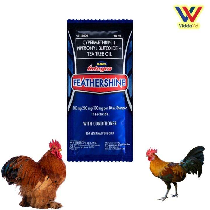 1 sachet Feathershine Shampoo with conditioner for game fowl | Lazada PH