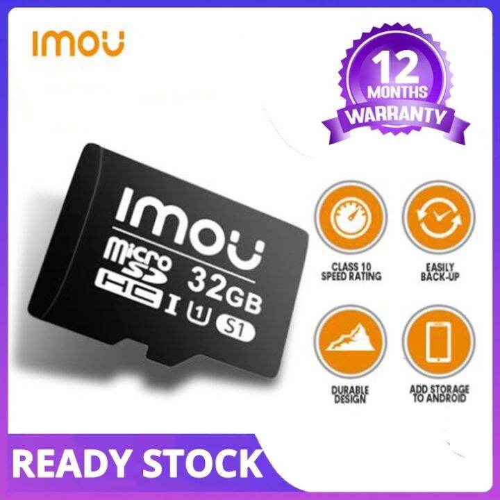 【Hot】 IMOU Memory Card 64Gb 128Gb 256Gb 512Gb Class 10 Uhs-1 Original ...