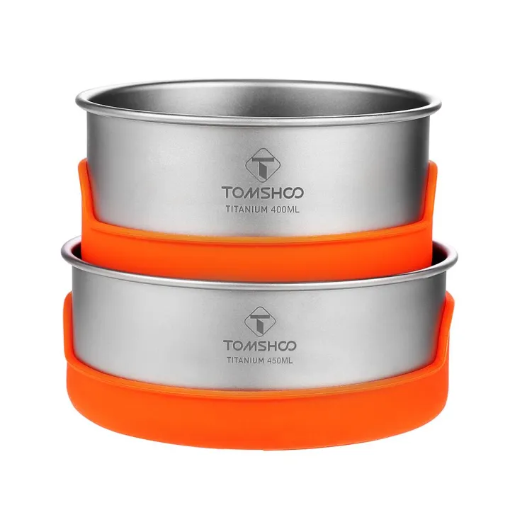 TOMSHOO TOMSHOO titanium camping bowls | Lazada.co.th