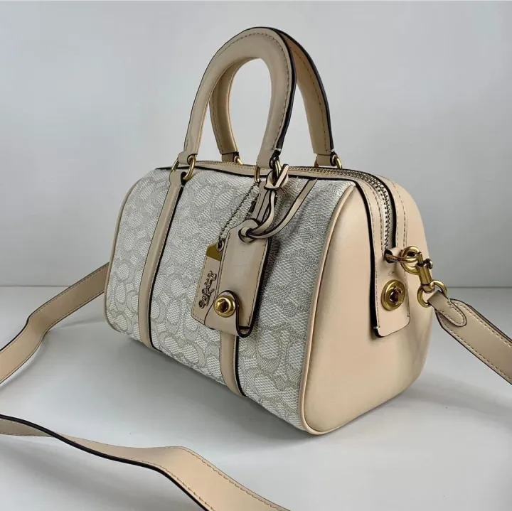 Coach Women's Ruby Satchel 25 In Signature Textile Jacquard CA117 ...