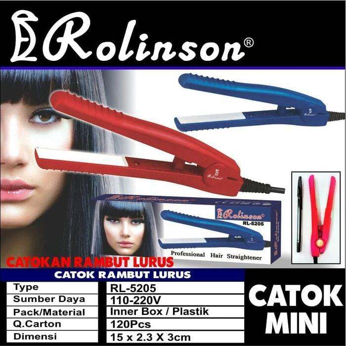 Catok Rambut Lurus / Catokan Mini Rolinson RL-5205 | Lazada Indonesia