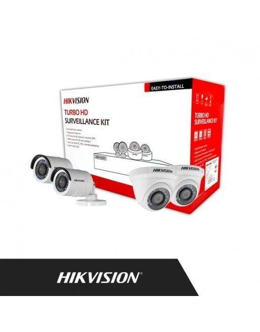 Hikvision Brand DIY Package 4 Channel(2)MP CCTV Camera CCTV Easy Set Up ...