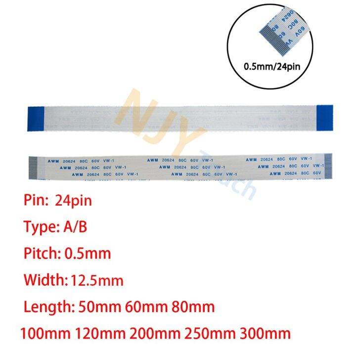 Flexible Flat Cable Ffc Fpc 0.5mm 40 Pin Flexible Flat Cable Ffc 10 Pin - 24pin - Aliexpress ...