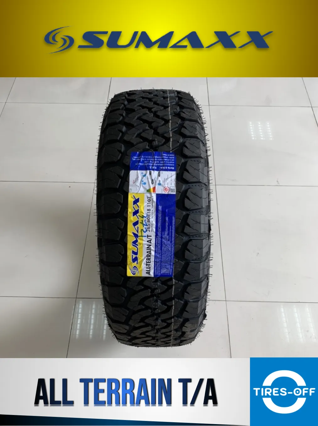 SUMAXX 265/70R16 ALL-TERRAIN T/A ยางใหม่ ผลิตปี2022 ราคาต่อ1เส้น แถม ...
