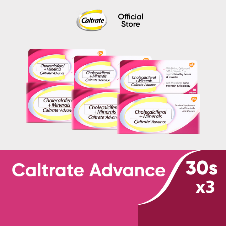Caltrate Advance Cholecalciferol + Minerals to Help Support Strong ...