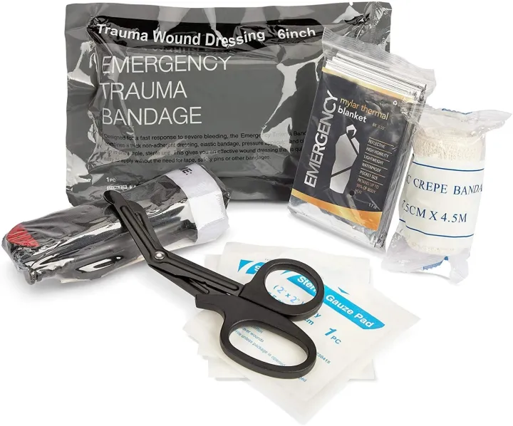 Survival Pack Includes Tourniquet Kit, Israeli Bandage, Trauma Shears ...