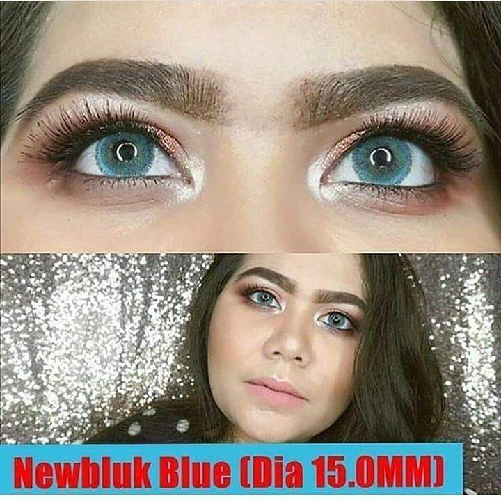 NewBluk Softlens - Biru + Gratis Lens case - Normal / Plano | Lazada ...