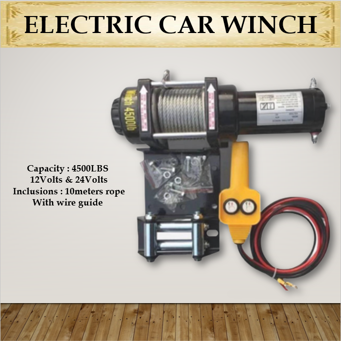 ROPE Lifting 3000Lbs-12000Lbs ELECTRIC CAR WINCH 12v & 24v HOT SALE ...