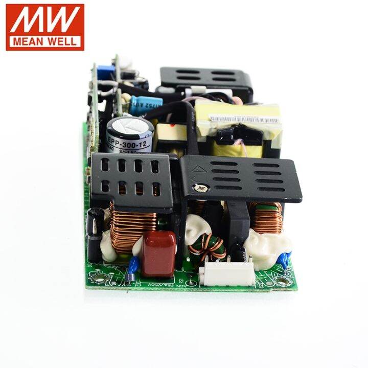 MEAN WELL EPP 300 12 300W 12V Industrial Open Frame Power Supply 110V/220VAC to 12V DC 25A green ...