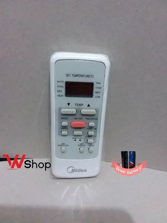 REMOTE/REMOT AC MIDEA - ORIGINAL | Lazada Indonesia