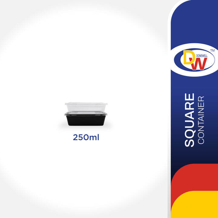 Donewell Square 250, 500, 750, 1000, 1500, 2000 Microwavable Food ...