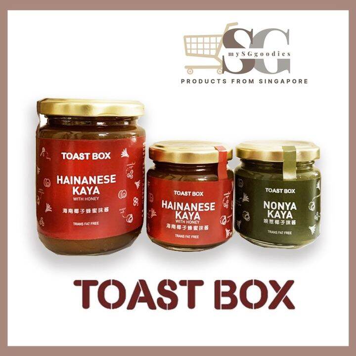 TOAST BOX Hainanese Kaya With Honey and Nonya Kaya Jam | Lazada PH