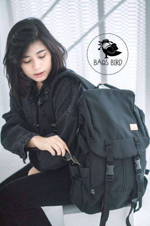 BAGSBIRD กระเป๋าเป้ รุ่น BL12 ผ้ากันน้ำอย่างดี ความจุ 40 ลิตร หรือ เดินทางประมาณ 2-4 วัน ...