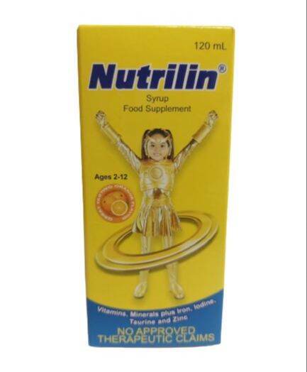 NUTRILIN SYRUP 120ML ORANGE FLAVOR 2-12 years old (FOOD SUPPLEMENT ...