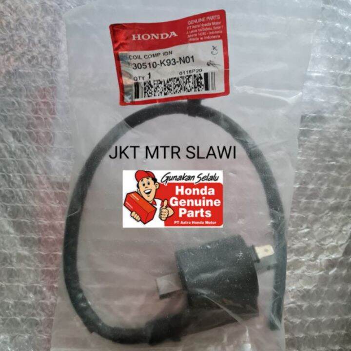 coil comp ign koil honda scoopy esp k93 N01 kode part 30510 K93 N01 ...