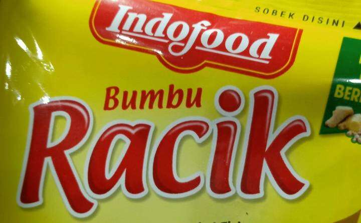 Racik Indofood sachet 20gram sayu sop ikan ayam nasi tempe goreng sosis ...