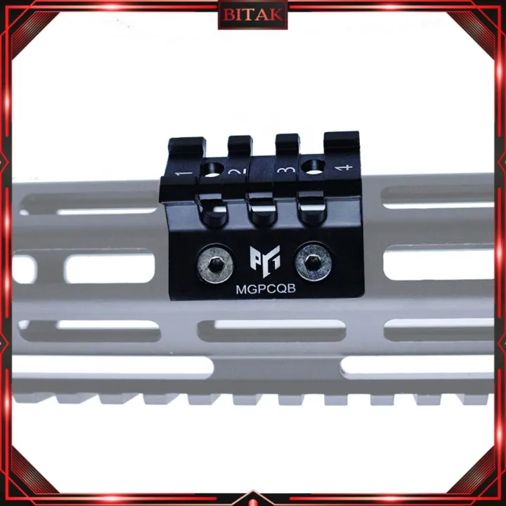 Bitak Mlok Keymod Offset Lightopitc Picatinny Rail Mount M Lok 3Slot ...