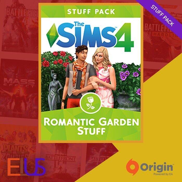 The Sims 4 Romantic Garden Original Origin - STUFF PACK (PC - MAC ...