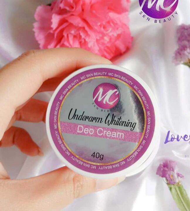 MC ESSENTIALS UNDERARM WHITENING DEO CREAM 40g NEW PACKAGING | Lazada PH