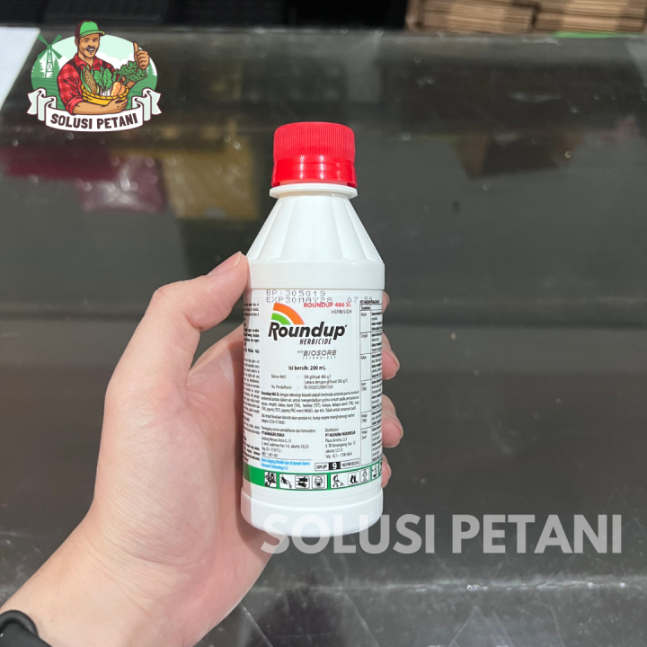 ORIGINAL 100% Roundup 486 SL Obat Pembasmi Rumput Liar / Gulma Kemasan ...