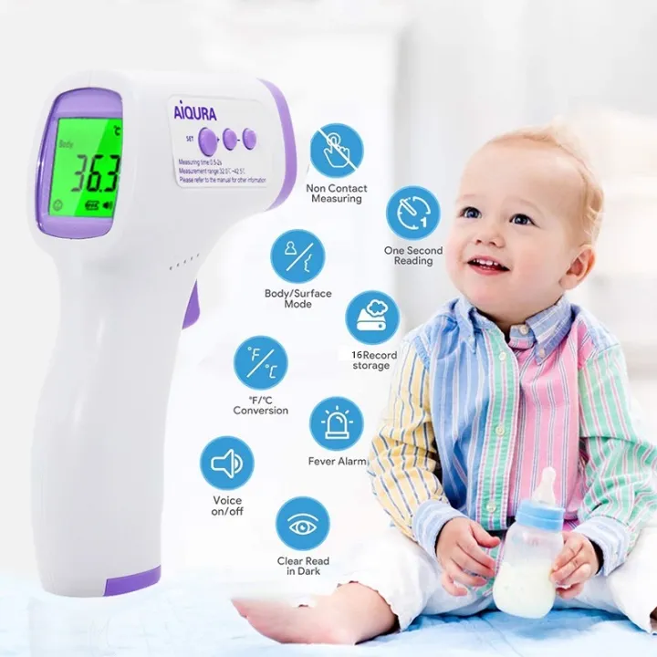 Non-Contact Infrared Thermometer home Infrared Fever Thermometer，Font ...