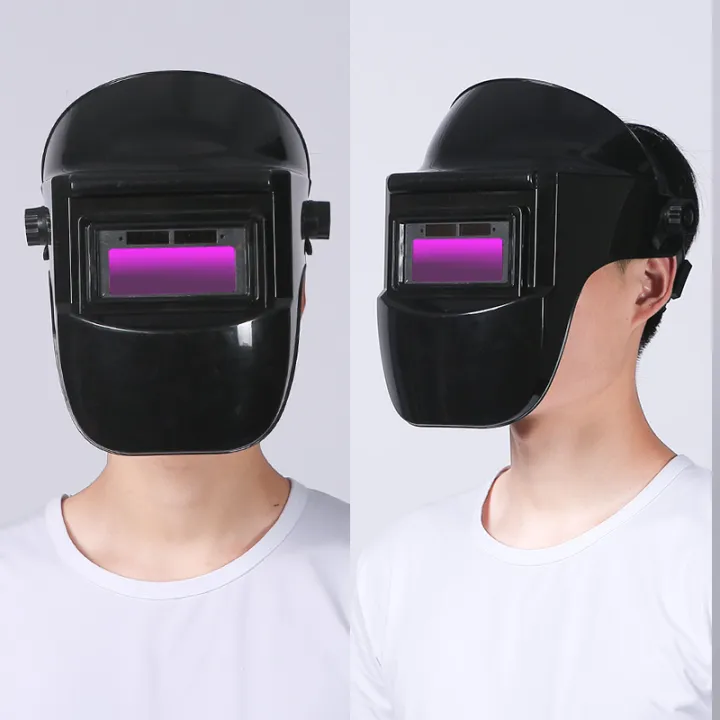 Full-automatic variable-light electric welding mask, head-mounted ...