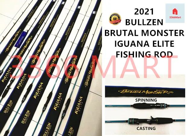 2021 BULLZEN BRUTAL MONSTER IGUANA ELITE BULLZEN BRUTAL ANGLER SPINNING ...