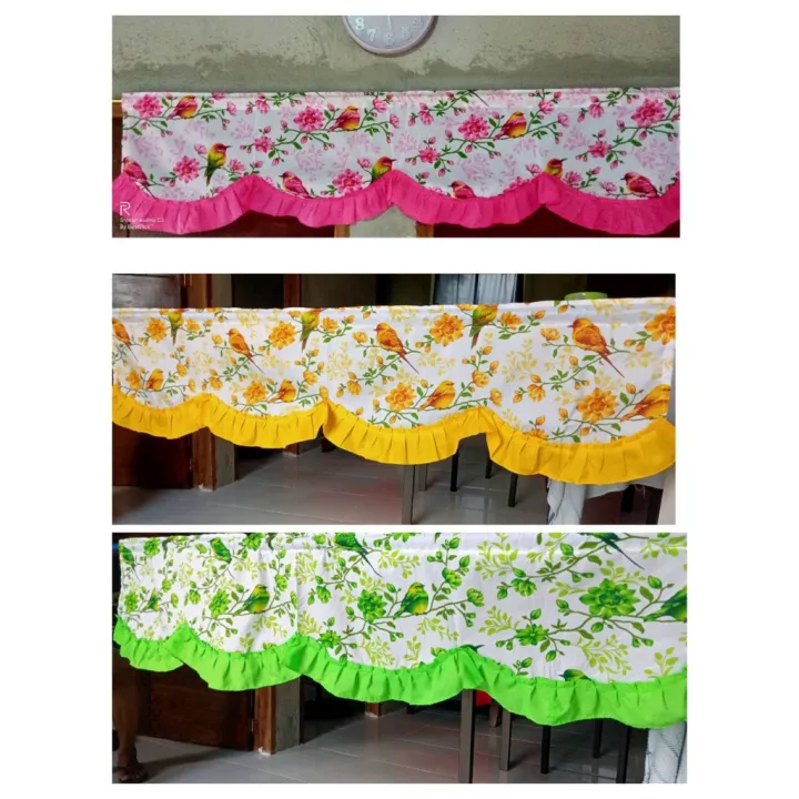 Mona'S School Curtain/Valance curtain 15x58 inches Pongee/Geena | Lazada PH