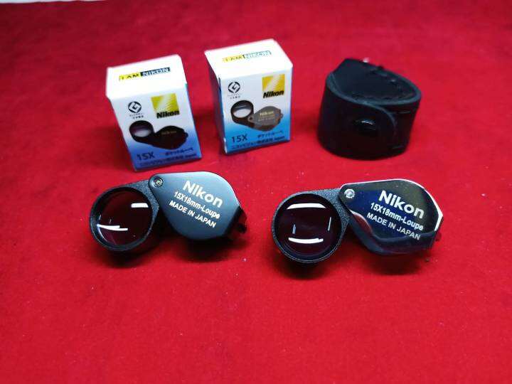 Nikon Full 15X Loupe Made in Japan ส่องชัดสบายตา แถมฟรีซองหนังวัวแท้ตรง ...