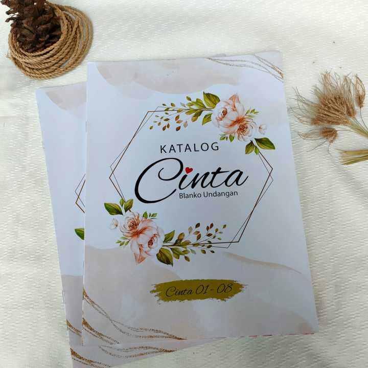 ALBUM KATALOG UNDANGAN PERNIKAHAN CINTA SERI 1 | Lazada Indonesia