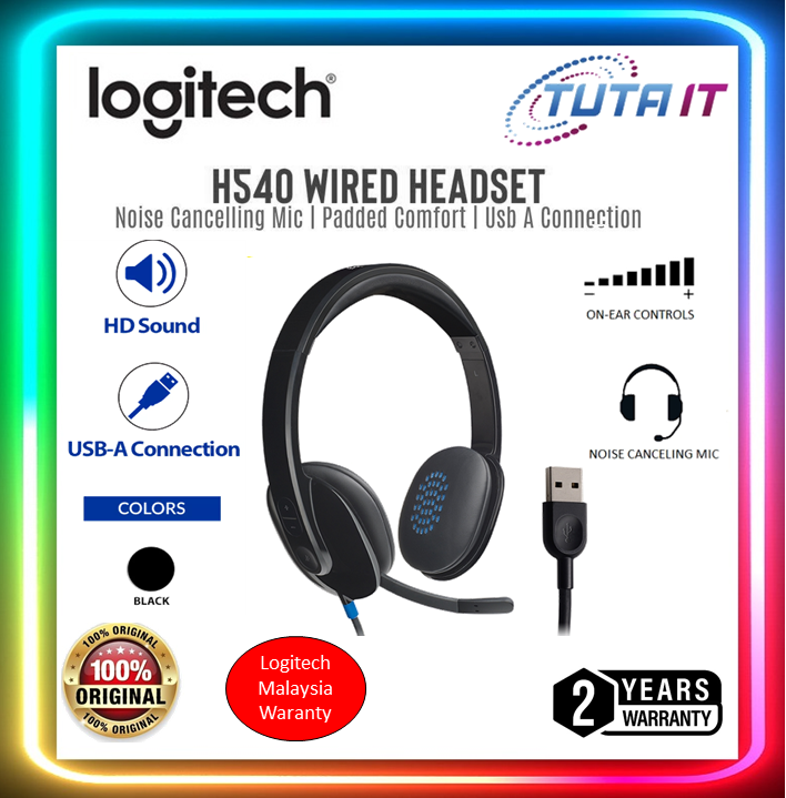 Logitech H540 USB Computer Headset(981-000482)Logitech Malaysia Stock ...