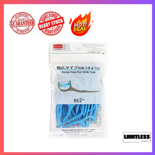 Daiso Dental Floss Pick (55pcs) | Lazada