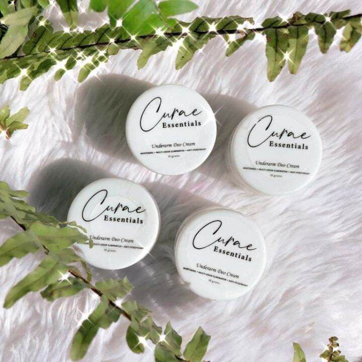 CURAE ESSENTIALS UNDERARM DEO CREAM 10G WHITENING MULTI ODOR ELIMINATOR ...
