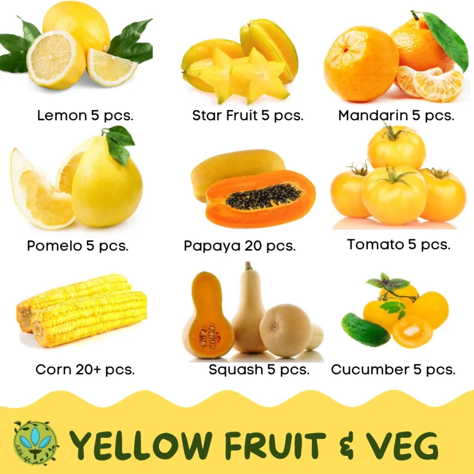 Yellow Fruits And Vegetables